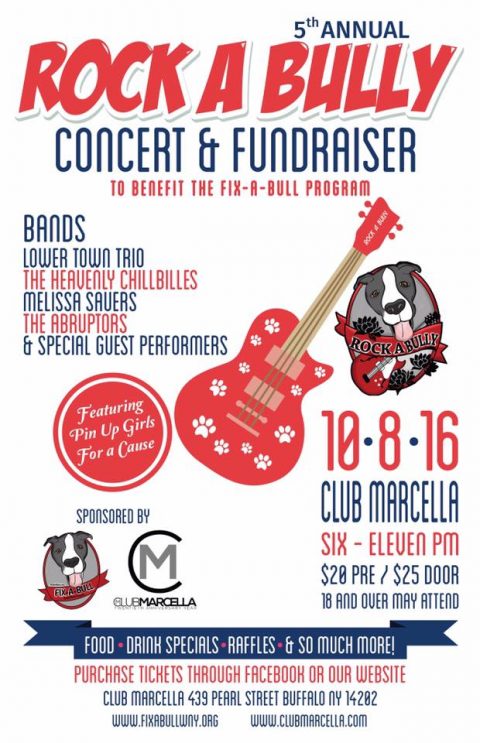 Rock A Bully Fundraiser - Fix A Bull WNY